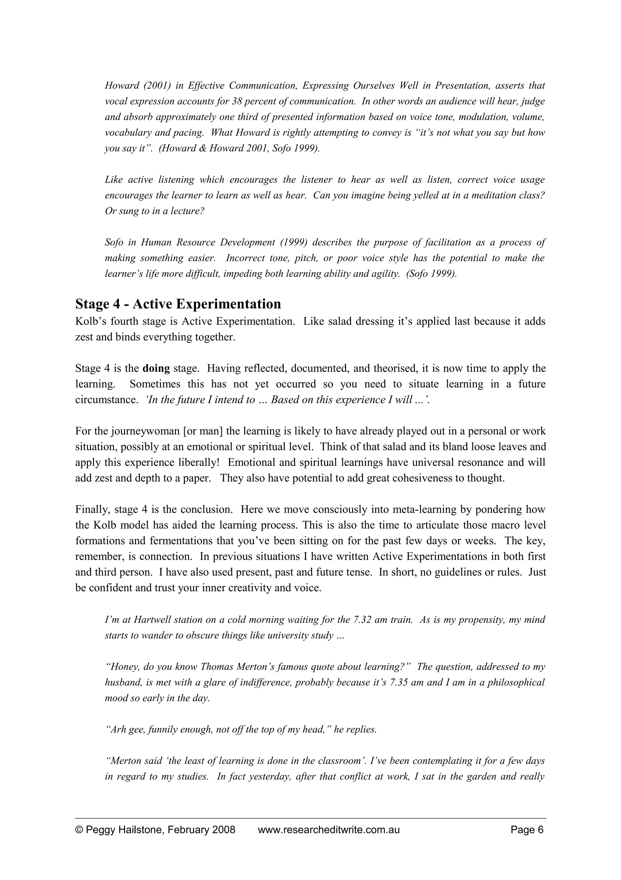 How to write_a_kolb_paper | PDF