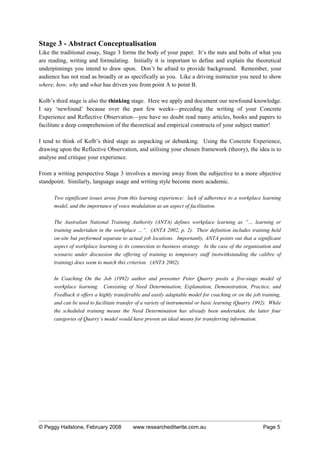 How to write_a_kolb_paper | PDF