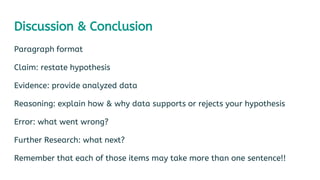 Lab report guidelines powerpoint presentation | PPTX