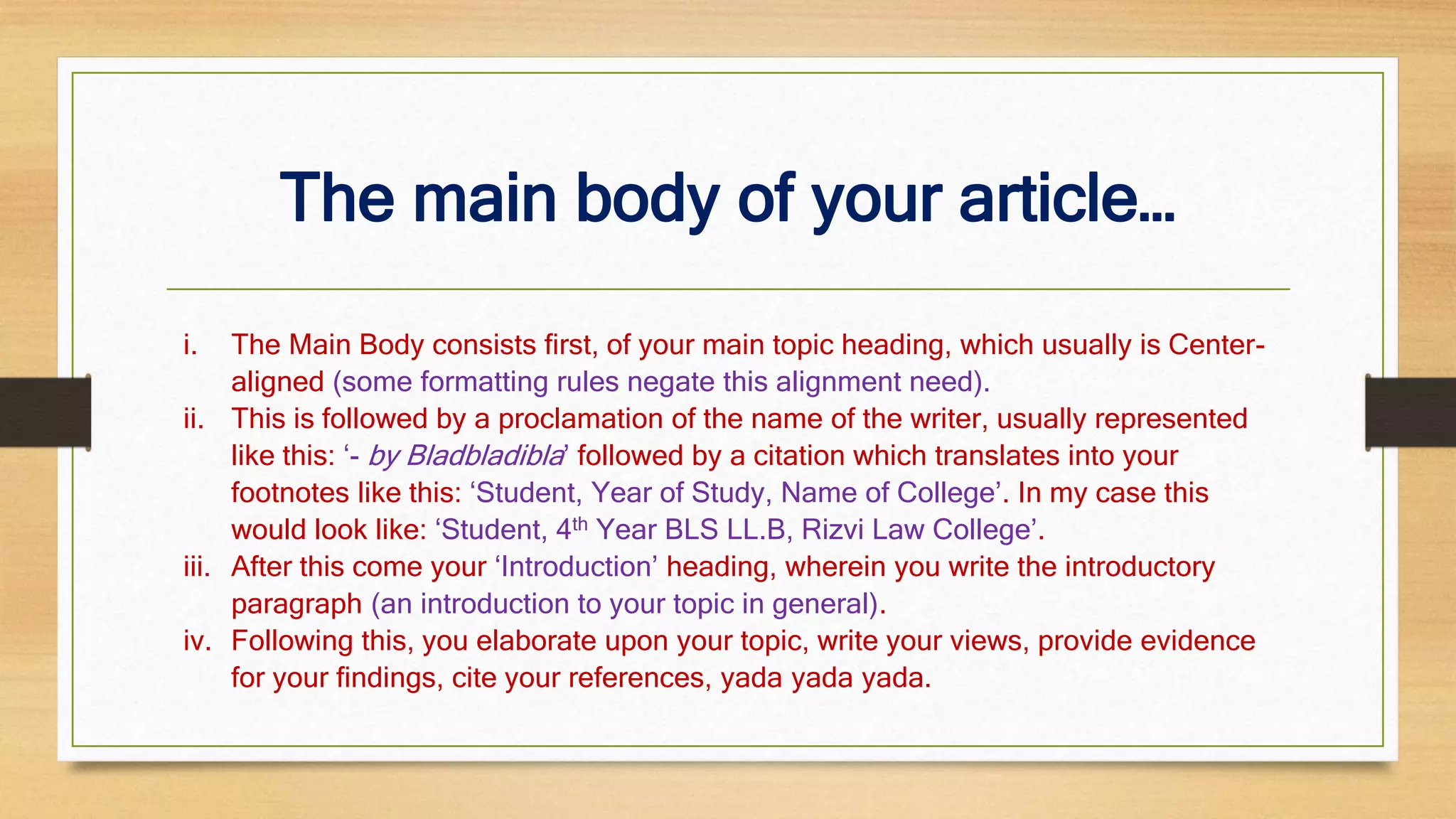 How to Write a Legal Article.pptx