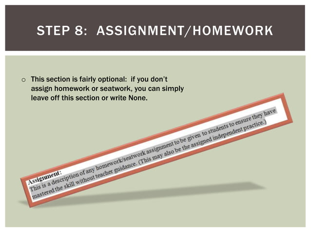 How to write a lesson plan | PPTX