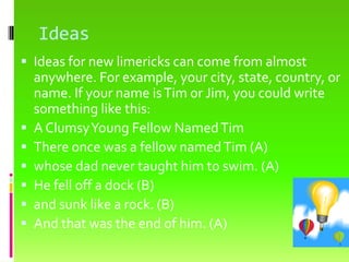 How to write a limerick | PPTX