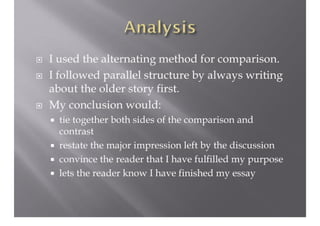 How To Write A Literary Comparison | PDF