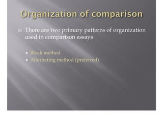 How To Write A Literary Comparison | PDF