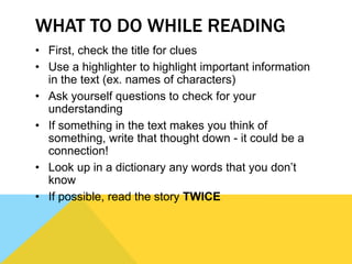 How to write a literary response | PPTX