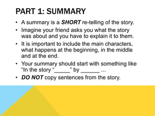 How to write a literary response | PPTX