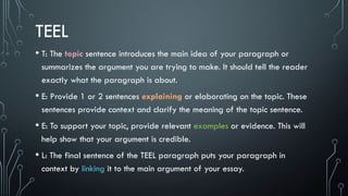 How to write a literature essay - grade 11 | PPTX