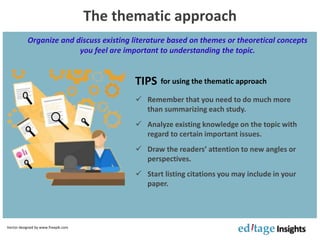 How to write a literature review | PPTX