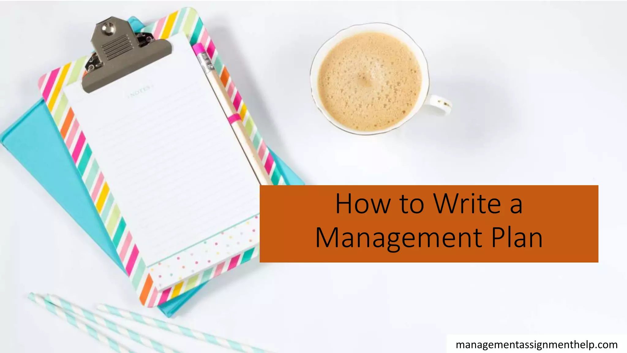 How to Write a Management Plan | PPTX | Business Administration | Business