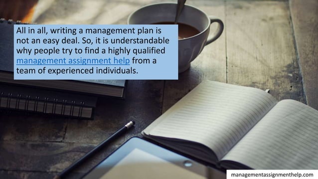 How to Write a Management Plan | PPT