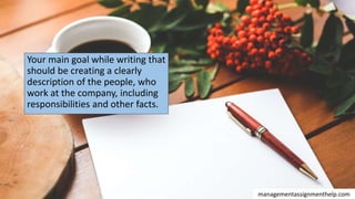 How to Write a Management Plan | PPTX