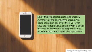 How to Write a Management Plan | PPTX | Business Administration | Business