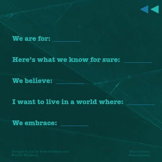 How To Write A Manifesto | PDF
