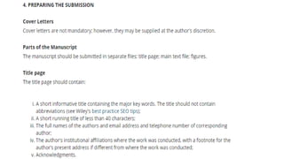 How To Write A Manuscript | Ppt