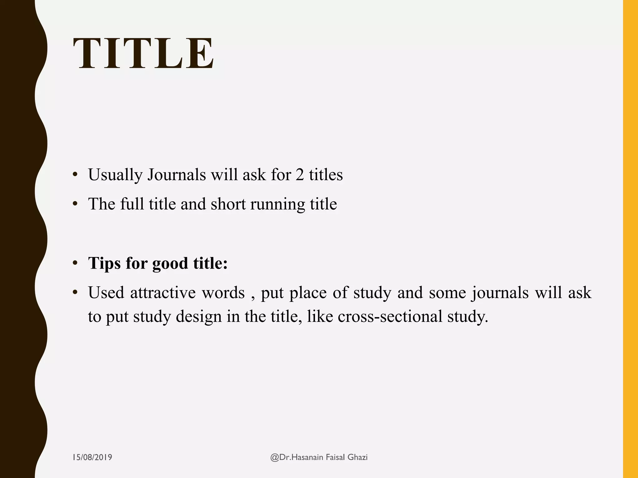 How To Write A Manuscript 2019 | Pdf