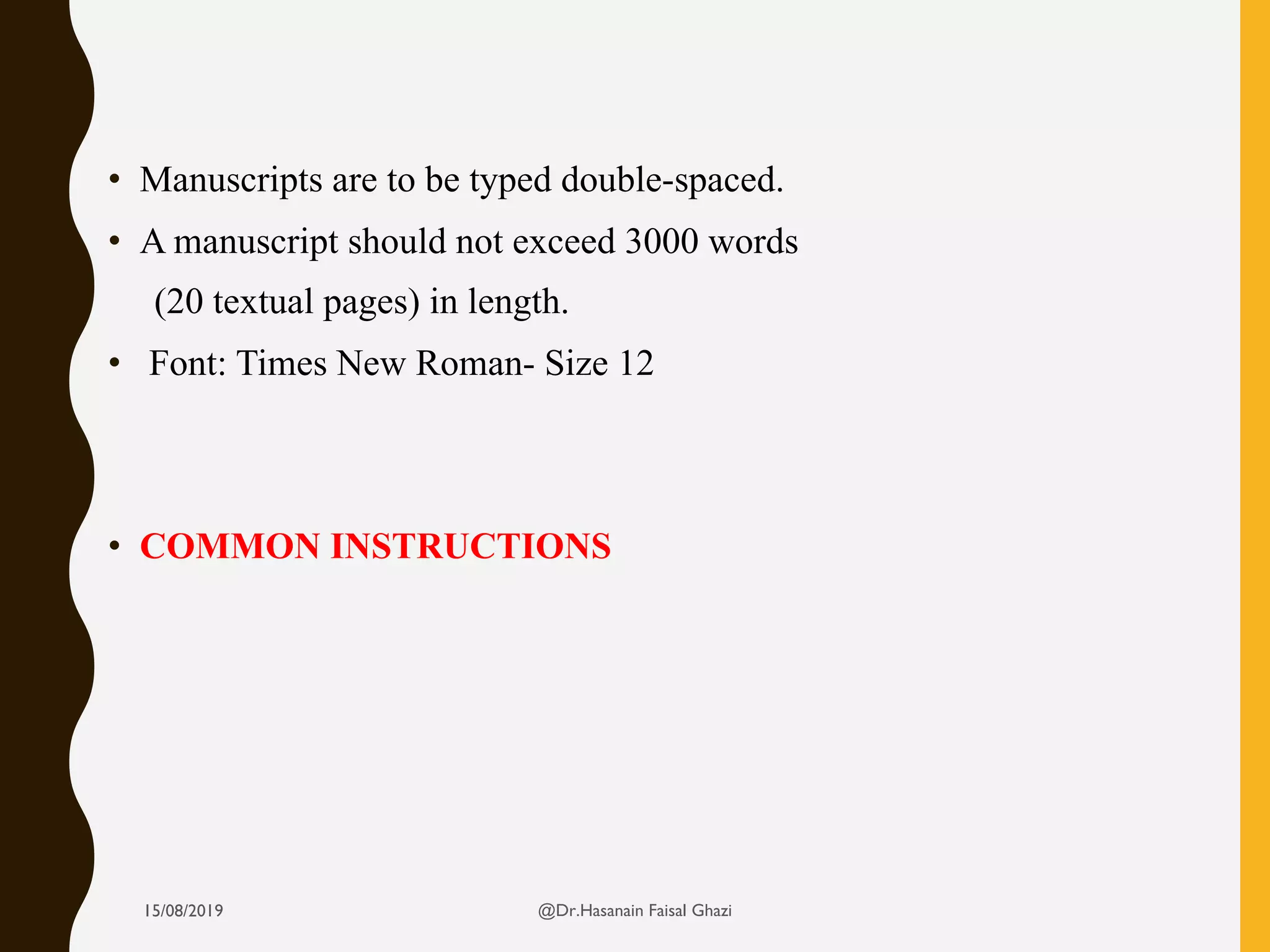 How to write a manuscript 2019 | PDF