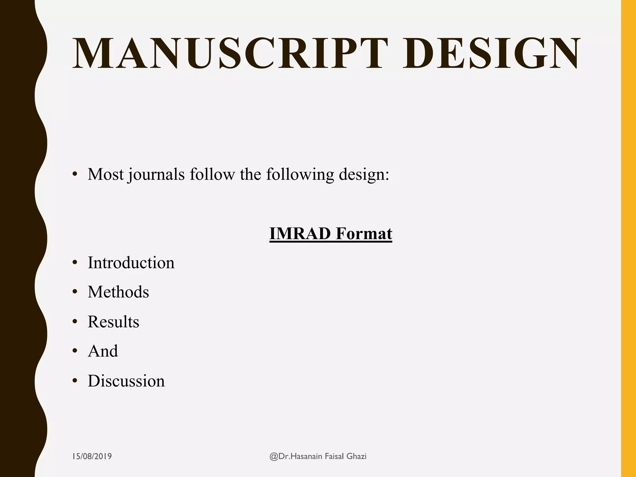 How to write a manuscript 2019 | PDF