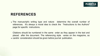 How to write a manuscript components and structure of manuscript ...