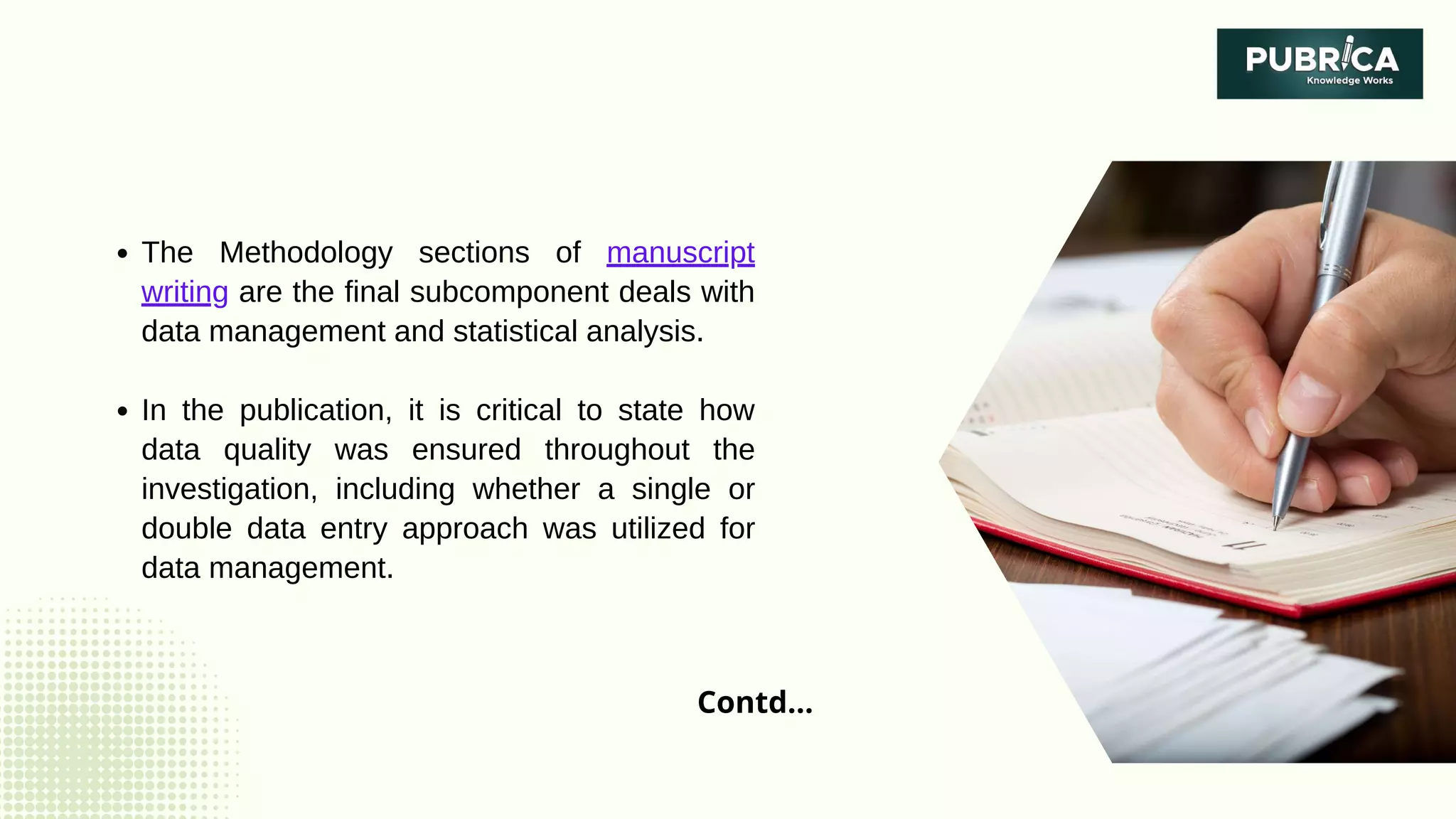 How to write a manuscript components and structure of manuscript ...