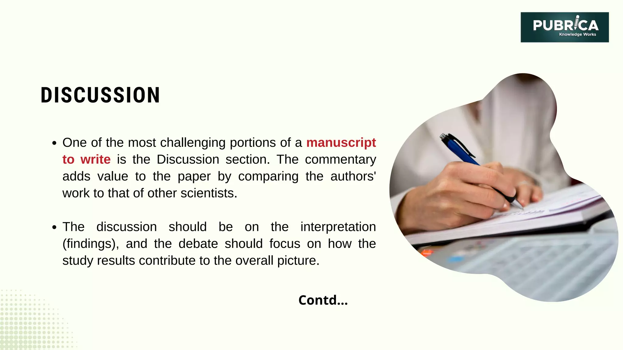 How to write a manuscript components and structure of manuscript ...
