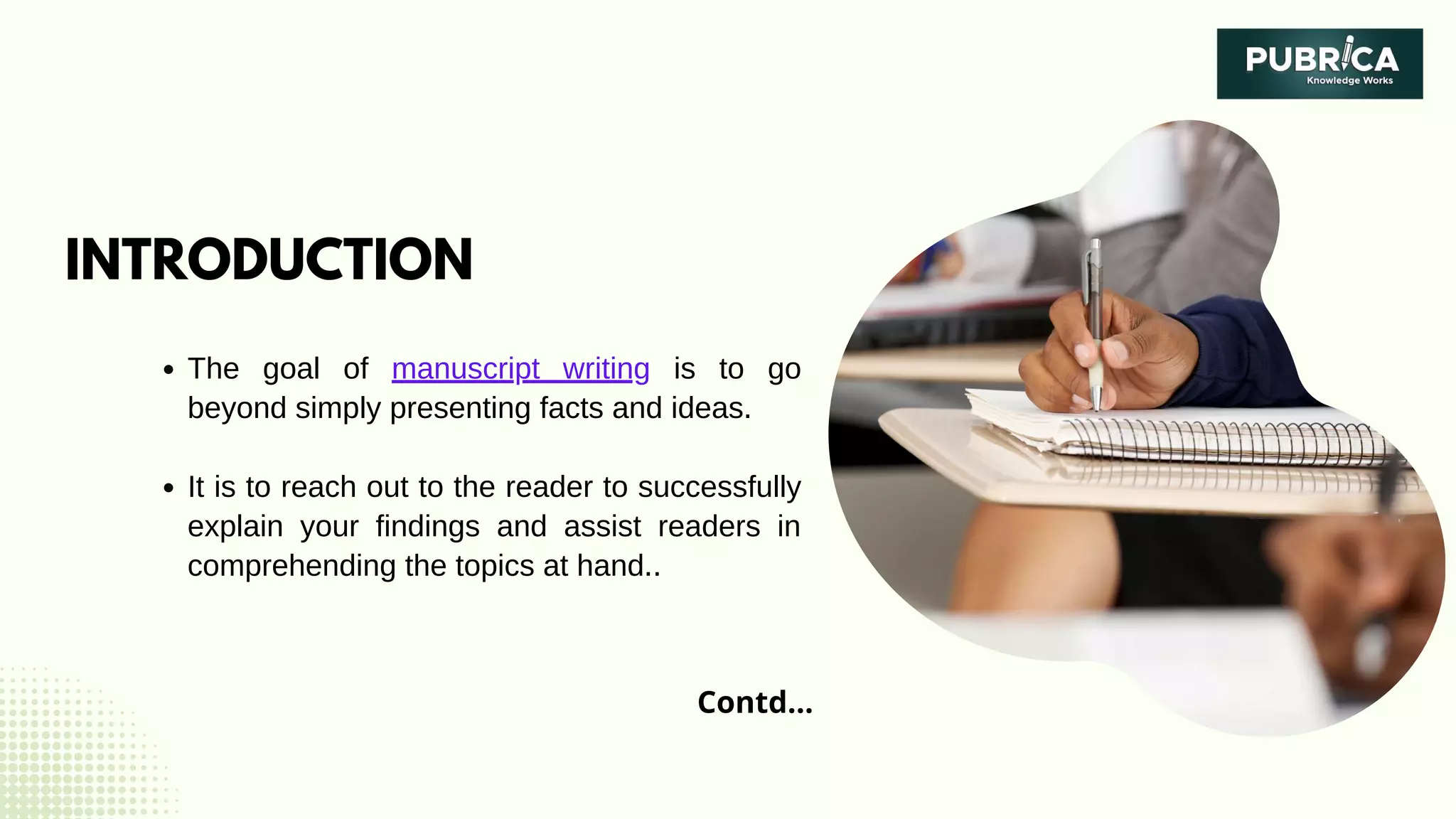 How to write a manuscript components and structure of manuscript ...