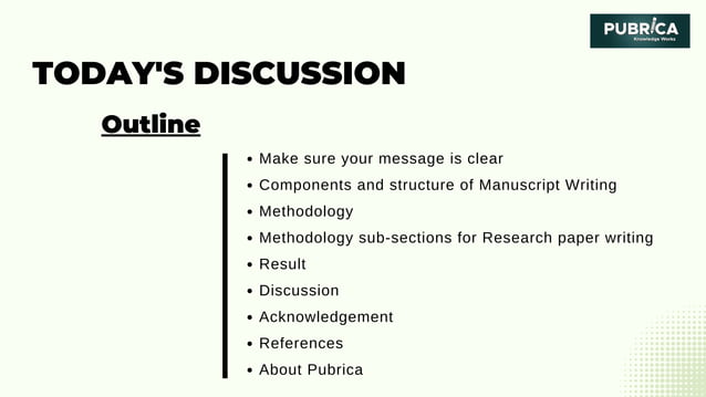How To Write A Manuscript Components And Structure Of Manuscript
