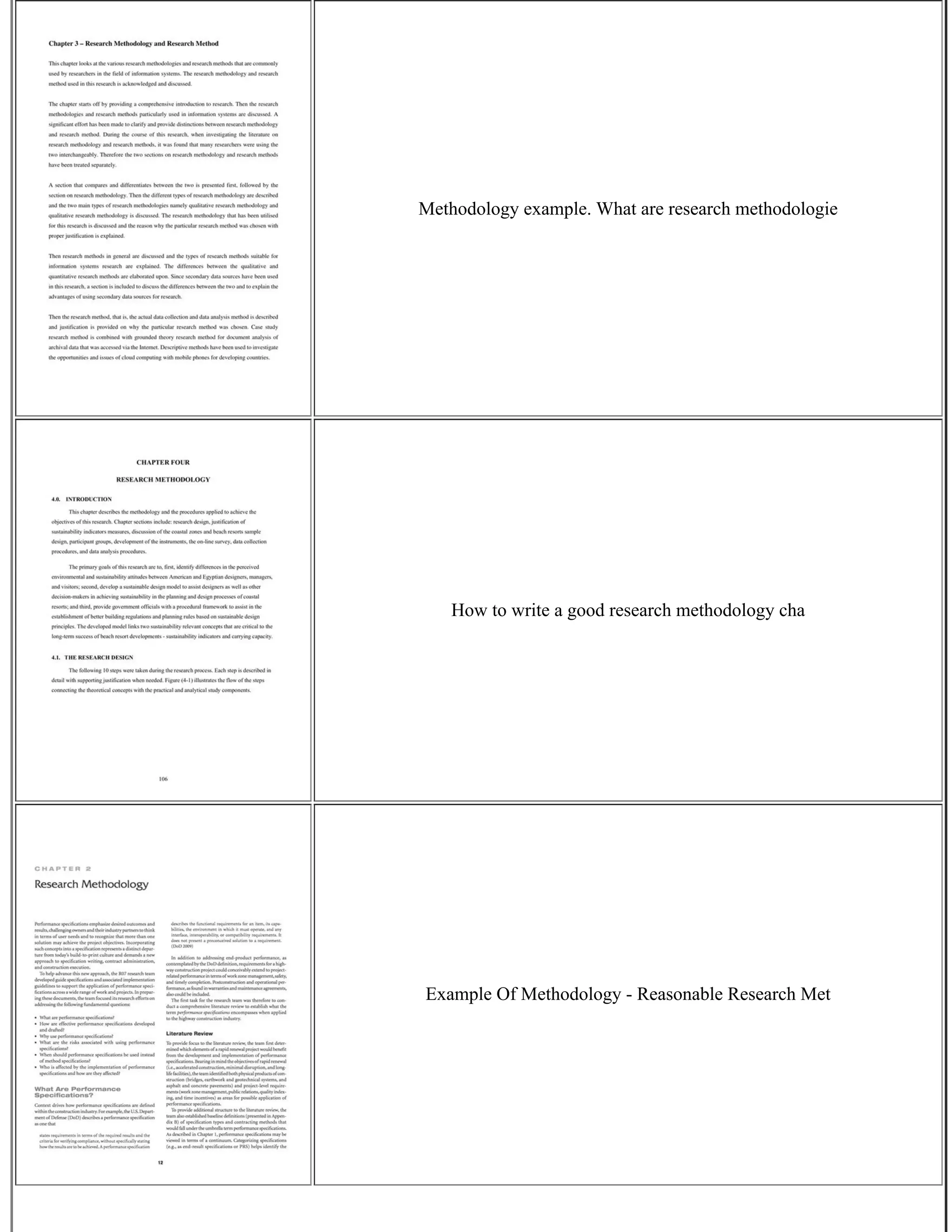 How To Write A Methodology For A Research Paper | PDF
