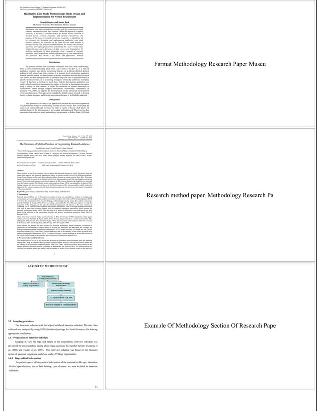 How To Write A Methods Section Of A Research Paper | PDF | Science