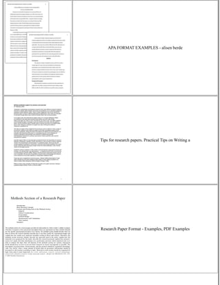 How To Write A Methods Section Of A Research Paper | PDF | Science