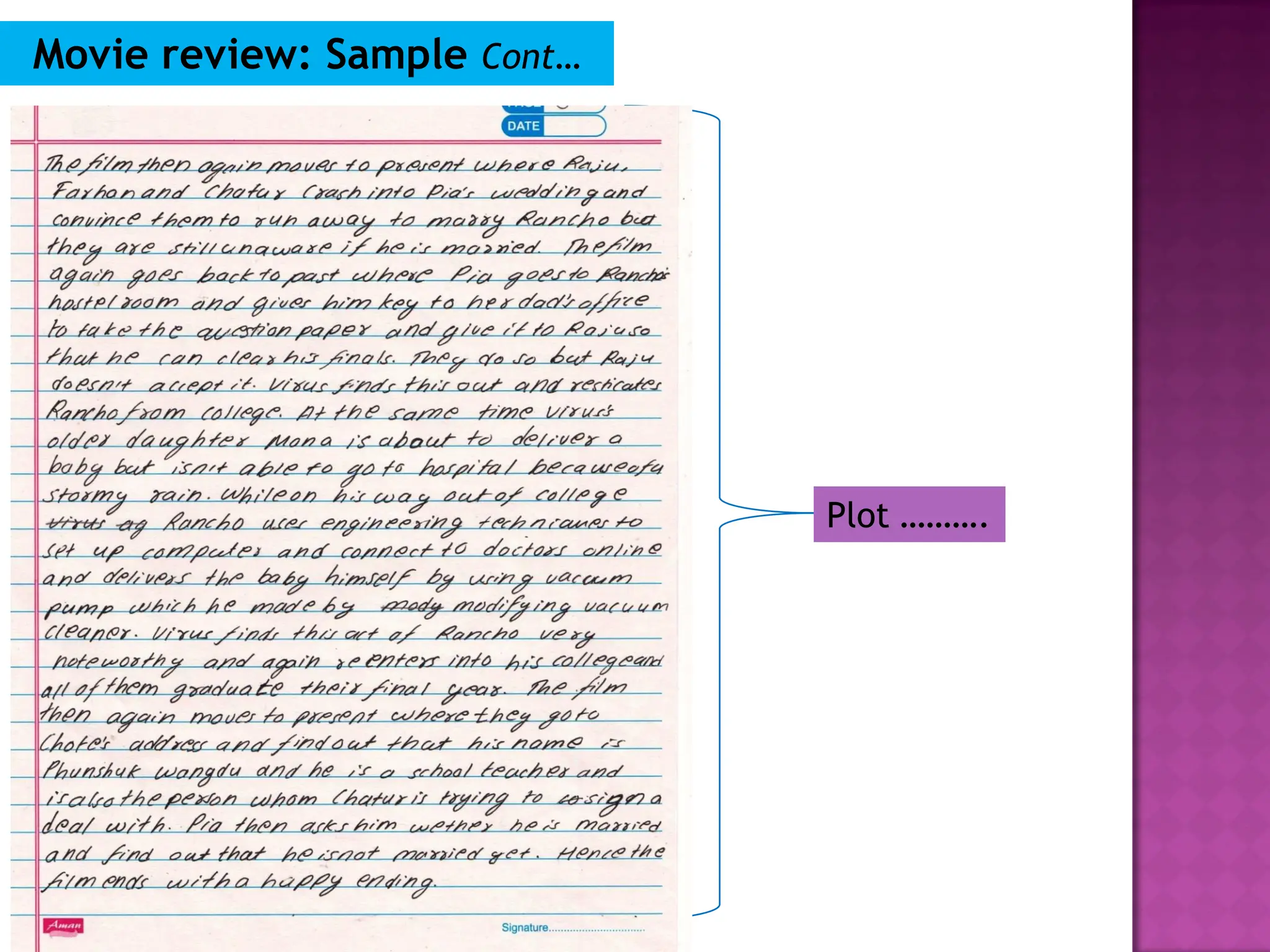 How to Write a Movie Review: A latest Sample | PDF