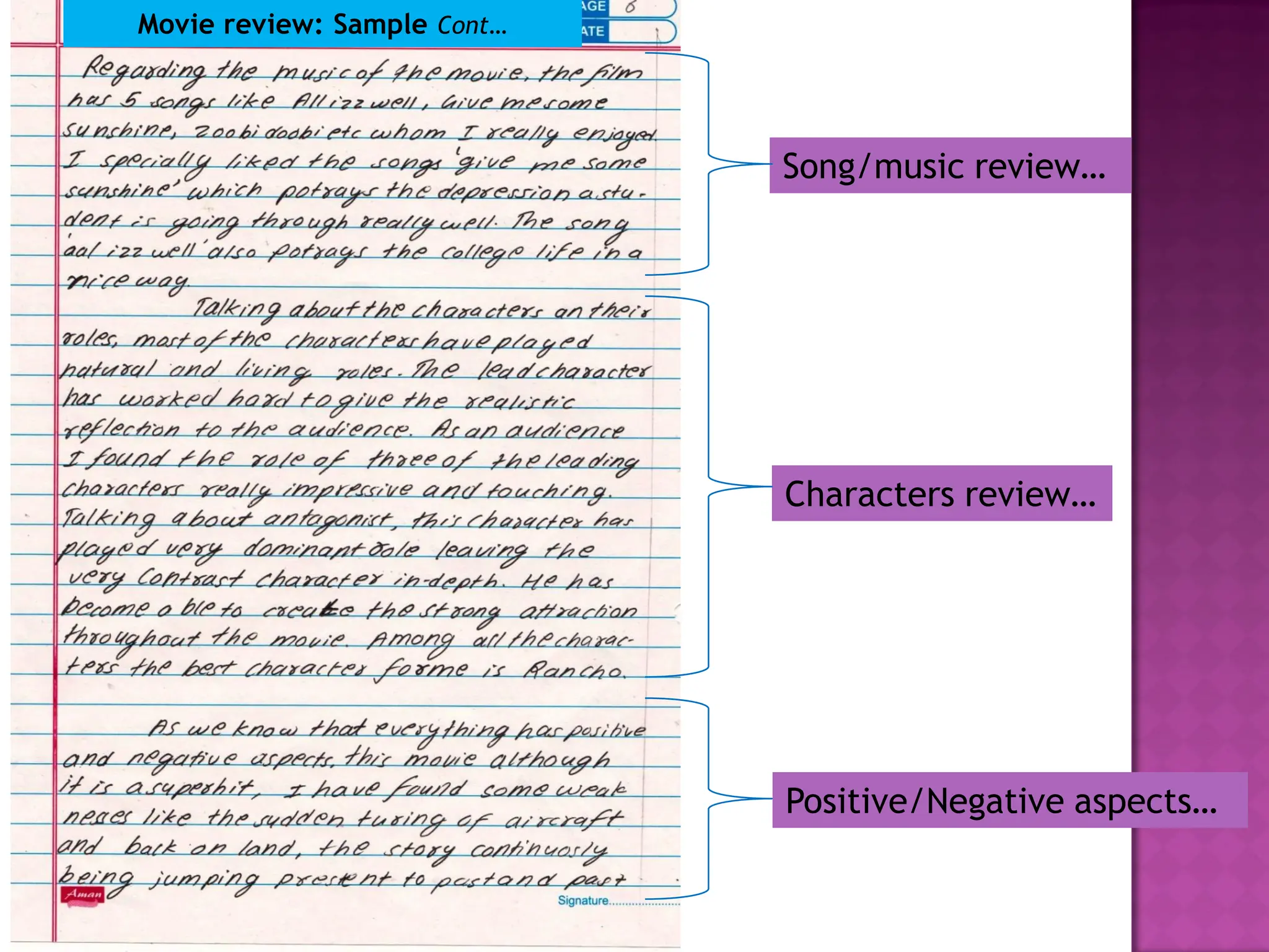 How to Write a Movie Review: A latest Sample | PDF