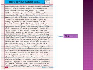 How to Write a Movie Review: A latest Sample | PDF