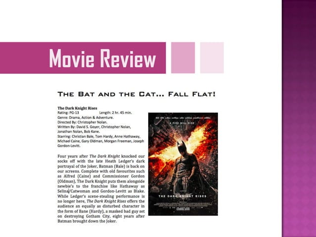 How to Write a Movie Review: A latest Sample | PDF