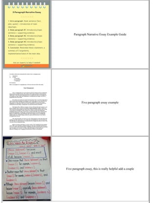 How To Write An 5 Paragraph Essay | PDF