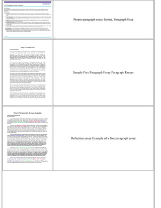 How To Write An 5 Paragraph Essay | PDF