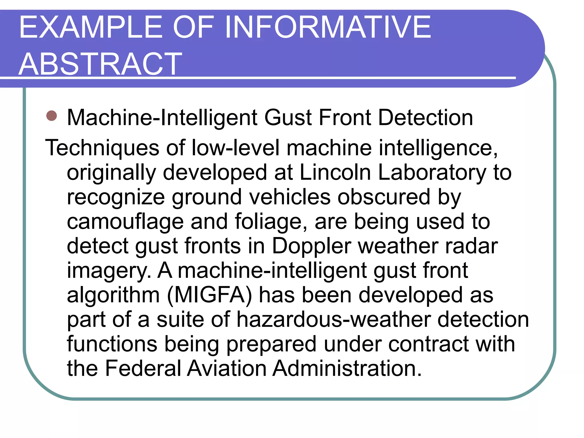 How to write an abstract | PPT