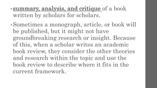 How to Write an Academic Book Review.1stLesson.pptx