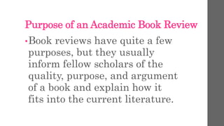 How to Write an Academic Book Review.1stLesson.pptx