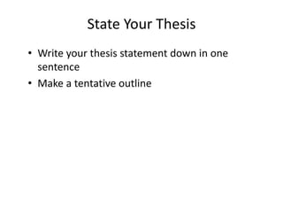 HOW TO WRITE AN ACADEMIC PAPER | PPT
