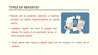 How to Write an Academic Report | PPT
