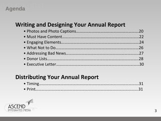 How to write an annual report | PPT