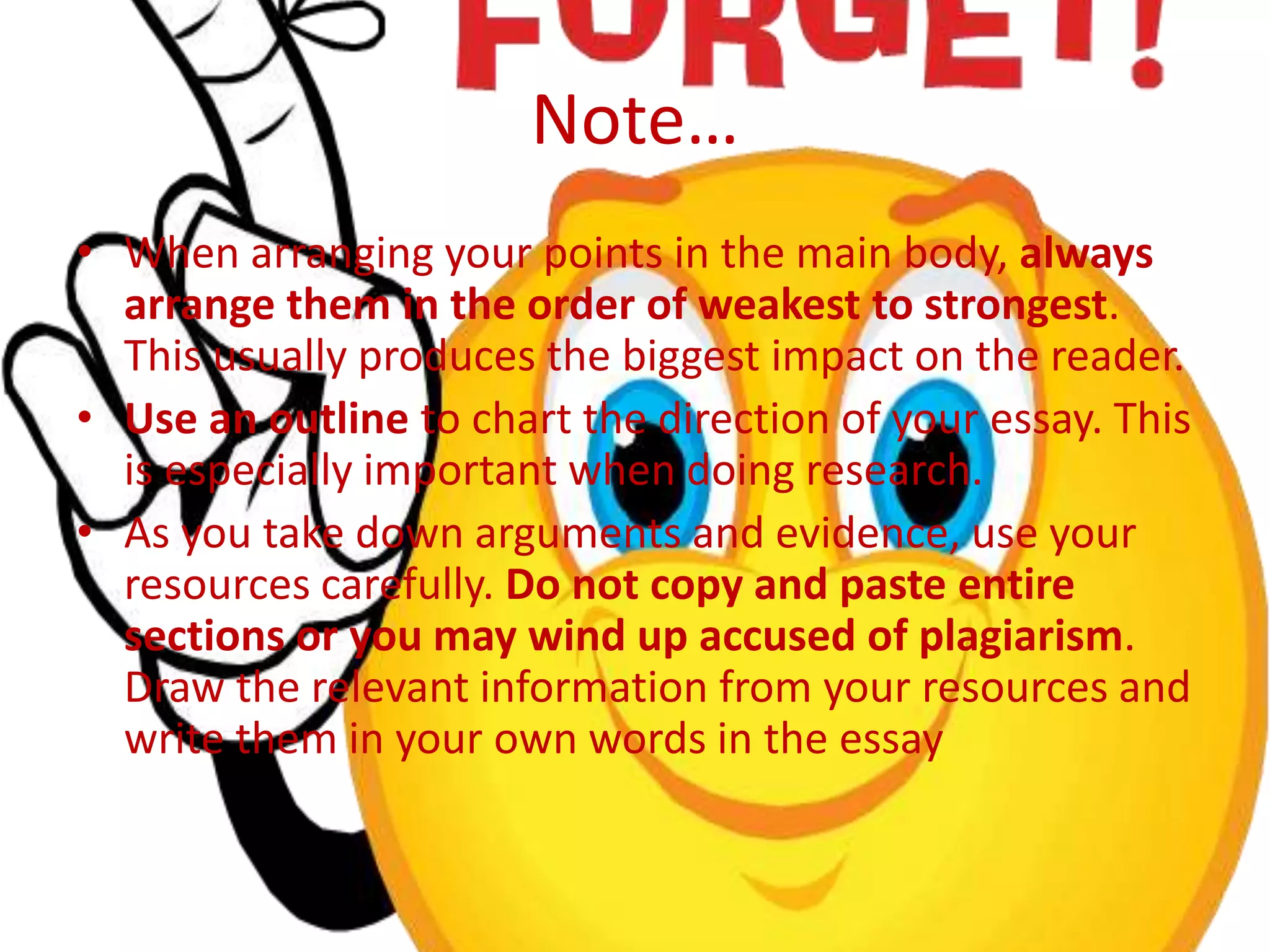 How to write an argumentative essay | PPTX