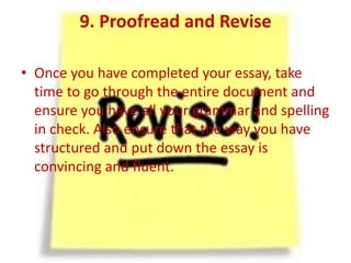 How to write an argumentative essay | PPTX