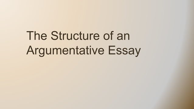 How to write an argumentative essay | PPTX