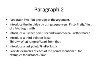 How to write an argumentative essay. ppt | PPT