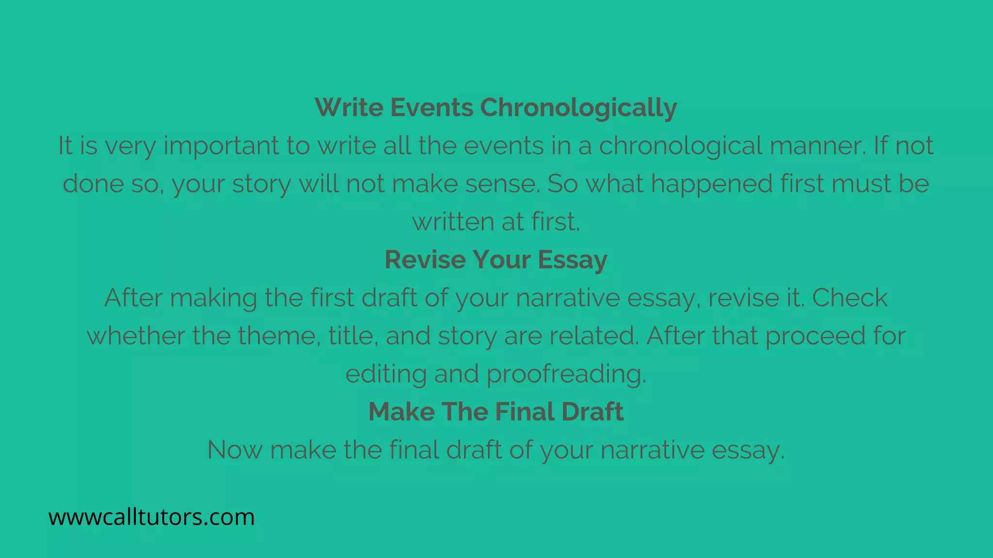 How to write a narrative essay | PDF