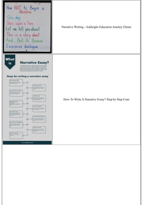 How To Write A Narrative Essay | PDF