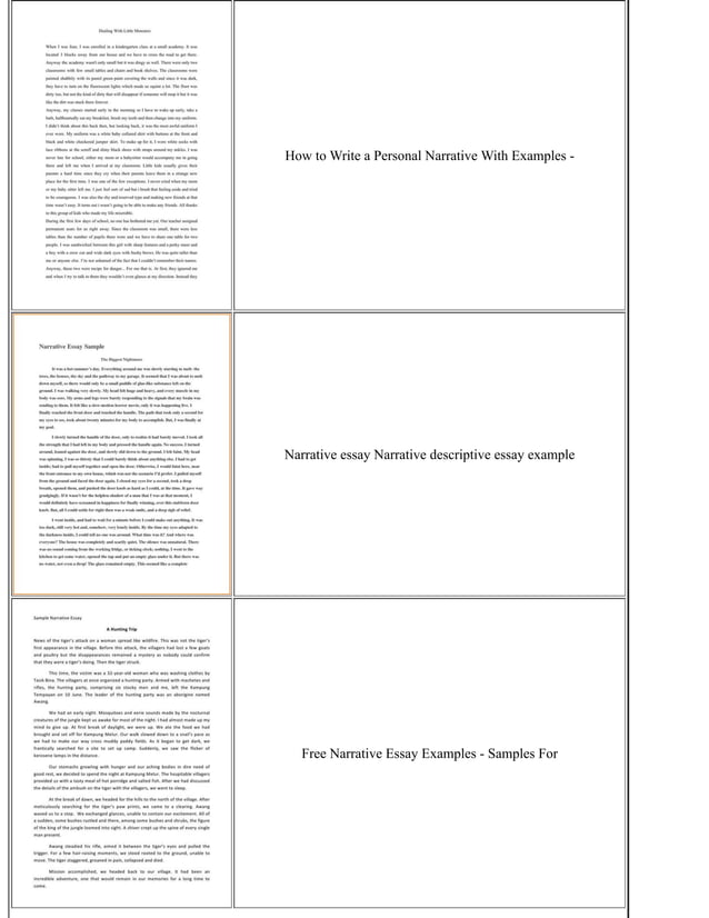 How To Write A Narrative Essay | PDF | Books and Literature