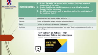 How to Write an Article | PPTX
