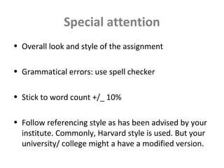 How to write an assignment- A Practical Guide by Dr A Barai | PPT
